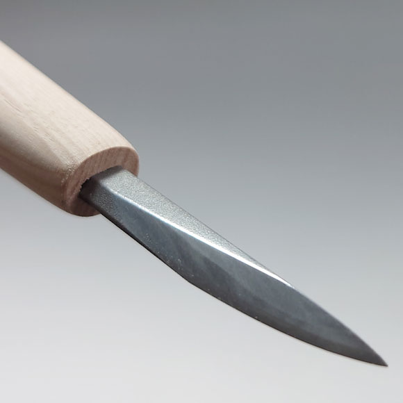 [KANESHIN of bonsai tool]Bonsai chisel "Curved blade" (1)