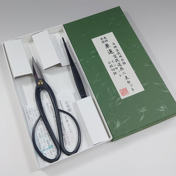 [KANESHIN of bonsai tool][2pcs set] Trimming scissors (No.36C) and ...